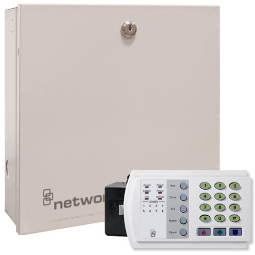 Interlogix NetworX NX-8 Security Kit with NX-108E Keypad