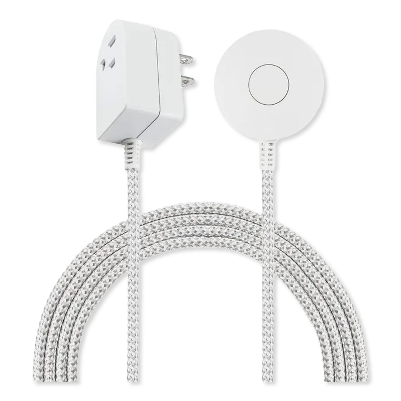 Jasco Cordinate 1-Outlet Tabletop Switch With 6 Ft. Braided Extension Cord