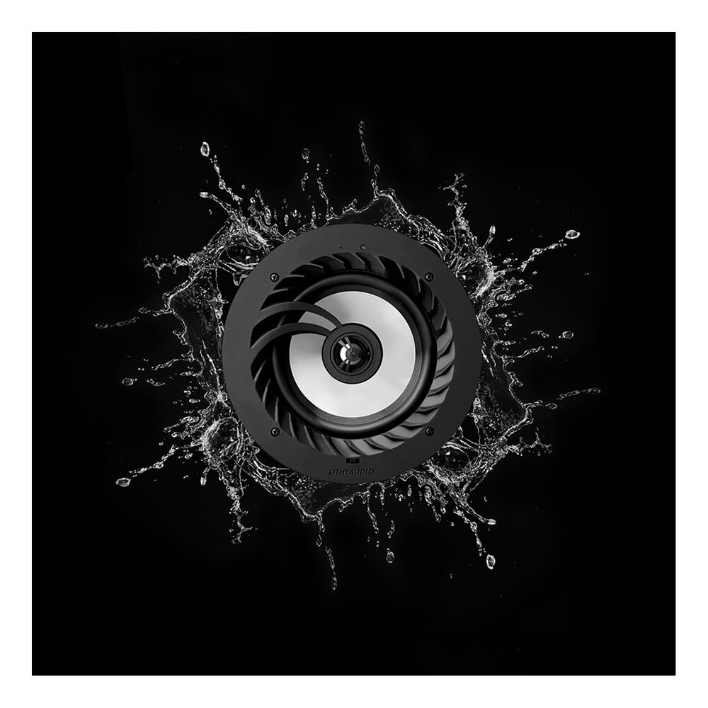 Lithe Audio Bluetooth Wireless 6.5 In. Ceiling Speaker, IP44 Rated, Pair