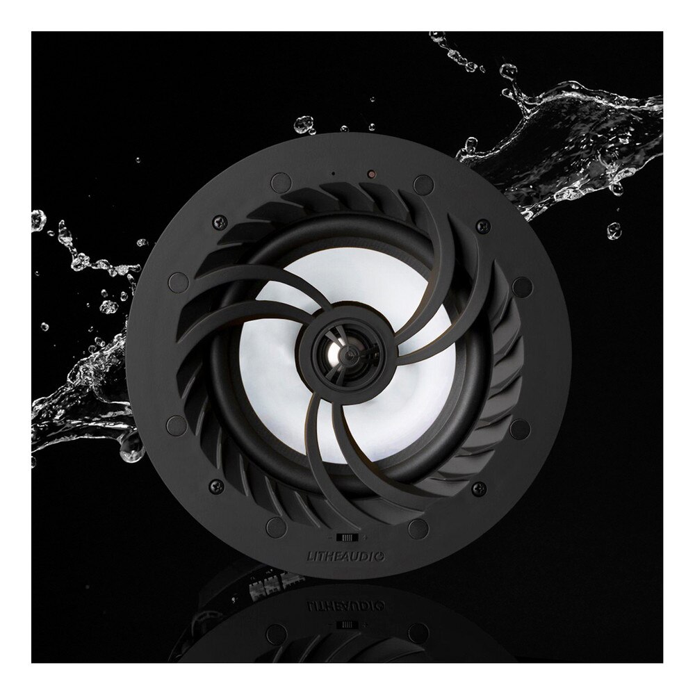 Lithe Audio All-in-One Wi-Fi Multi-Room Ceiling Speakers, IP44 Rated, Pair