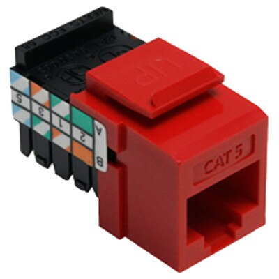 Leviton QuickPort Cat5 Connector, 8-Conductor