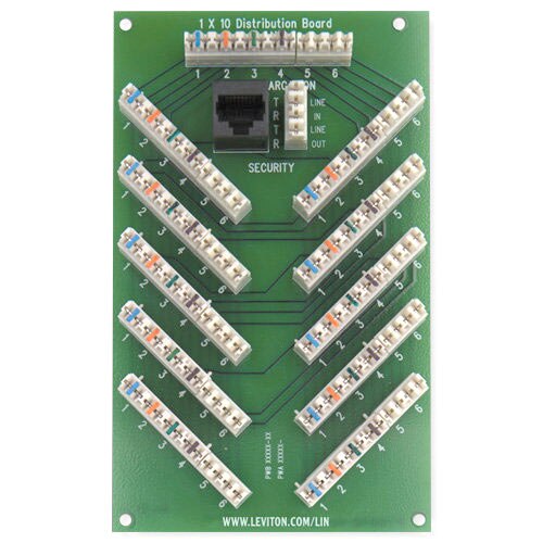 Leviton 1x10 Bridged Phone Board