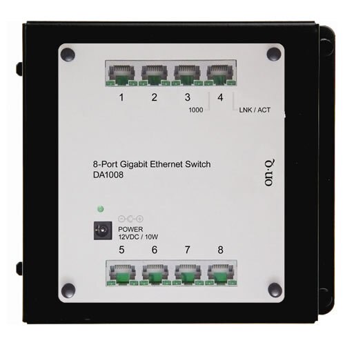 On-Q/Legrand DA1008 8-Port Gigabit Network Switch
