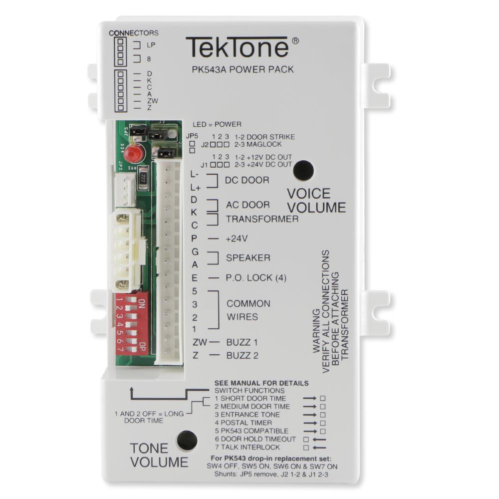 TekTone PK543A | Apartment Intercom Amplifier/Relay/Power Supply